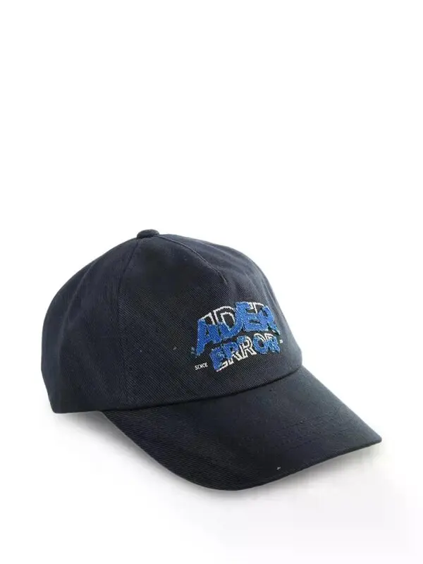ADER ERROR Logo-print Cap - Blue