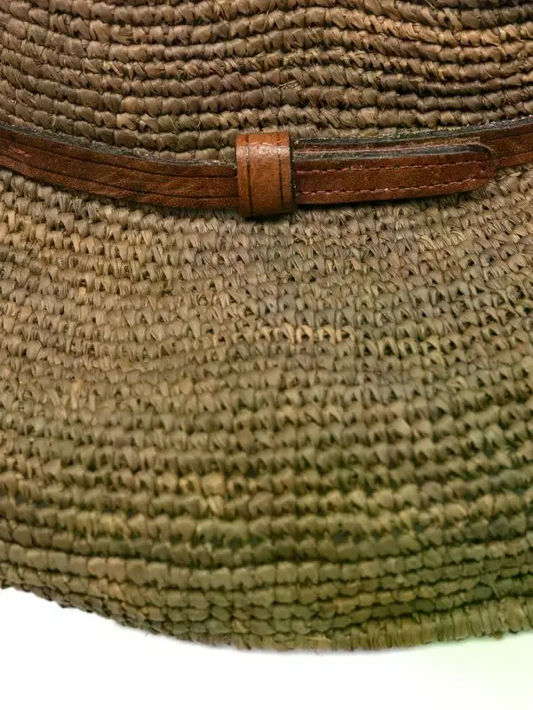 IBELIV Raffia Wide Brim Hat - Brown