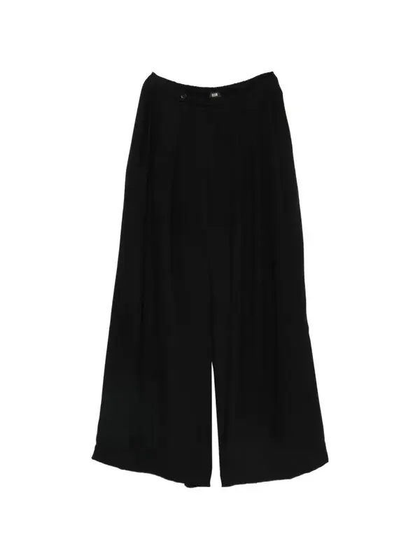 ELEH Wide-leg Trousers - Black