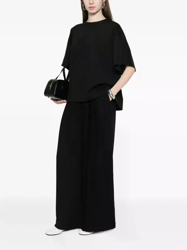 ELEH Wide-leg Trousers - Black