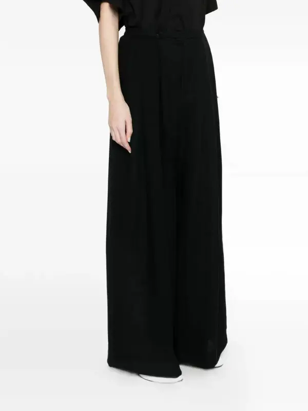 ELEH Wide-leg Trousers - Black