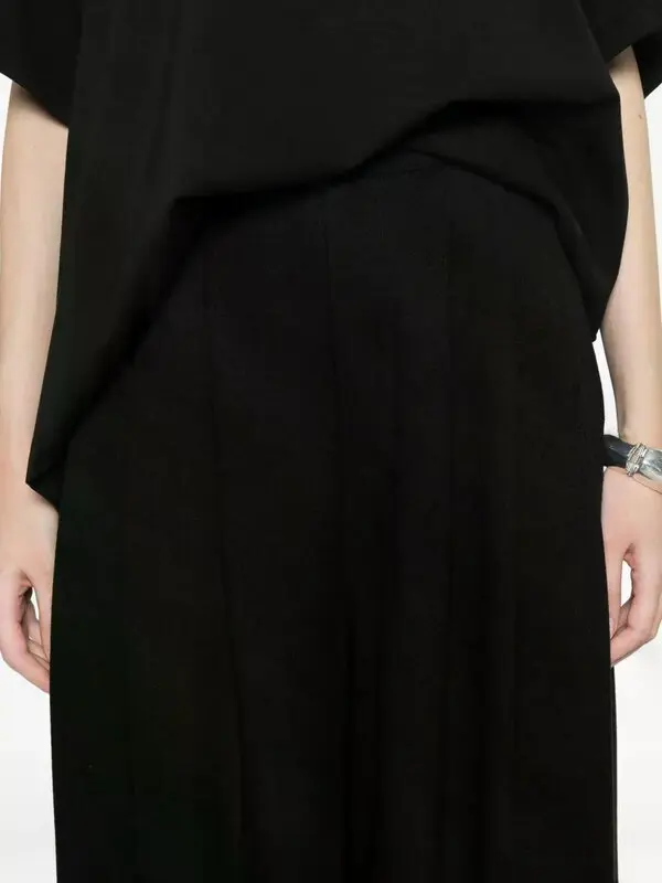 ELEH Wide-leg Trousers - Black