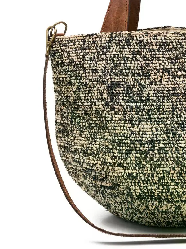 IBELIV Top-handle Raffia Tote - Neutrals
