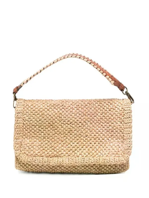 IBELIV Opera Braided Raffia Tote - Neutrals
