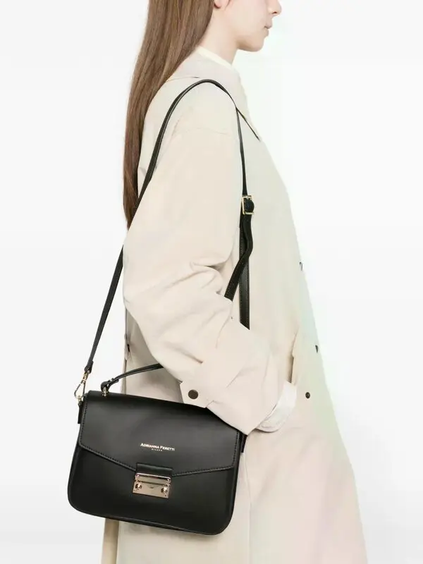 ADRIANNA FERETTI Top Handle Tote Bag - Black