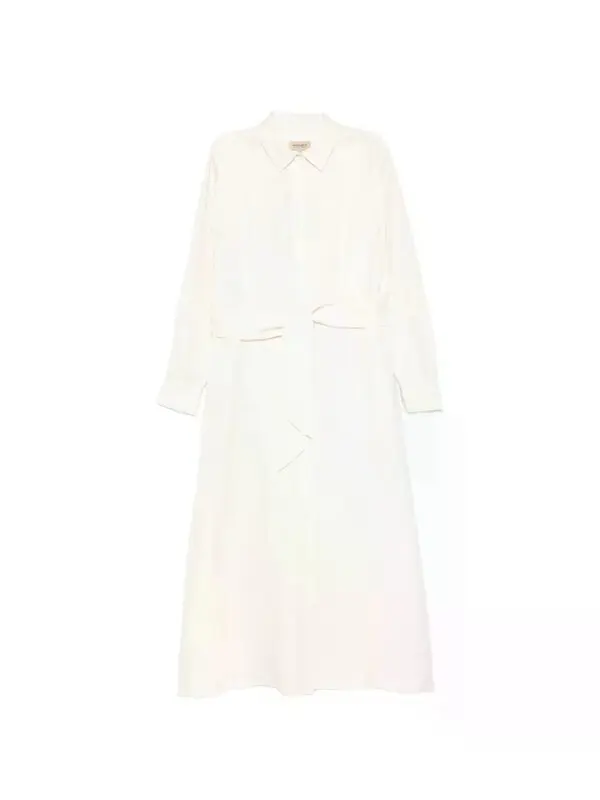 Woolrich Tie-waist Chemisier Dress - Neutrals