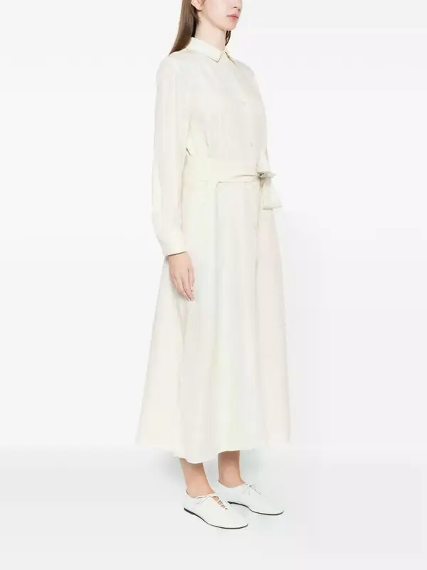 Woolrich Tie-waist Chemisier Dress - Neutrals