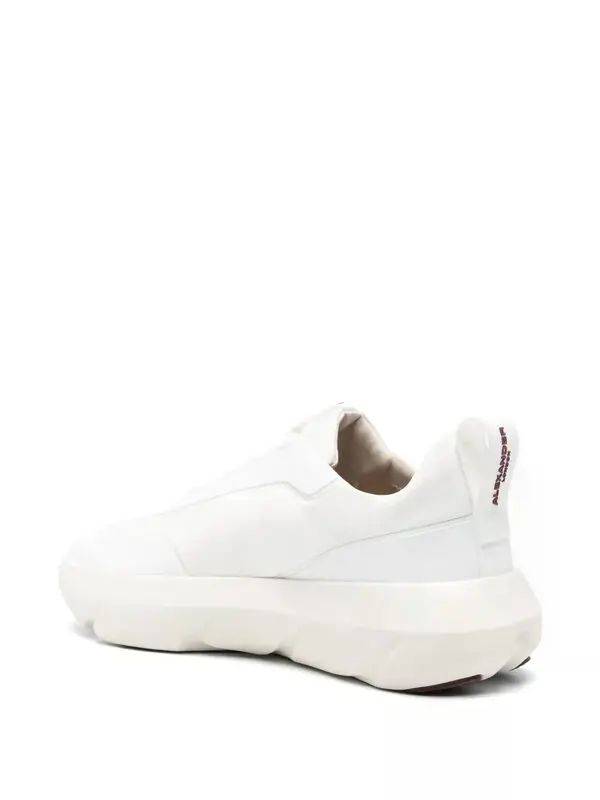 ALEXANDER SMITH Eclipse Panelled Leather Sneakers