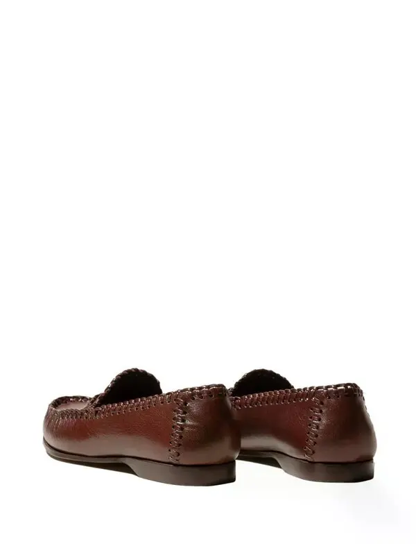 Hereu Sastre Supple Leather Loafers - Brown