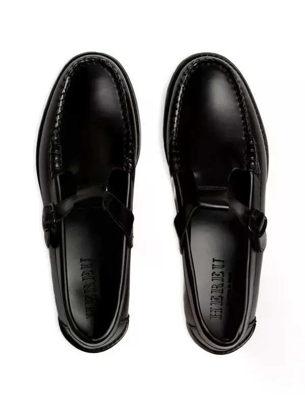 Hereu Alber T-bar Loafers - Black