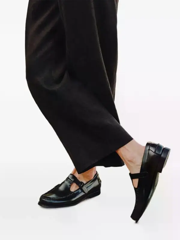 Hereu Alber T-bar Loafers - Black