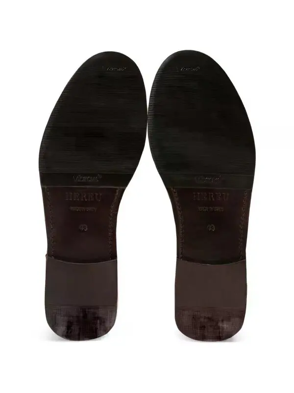 Hereu Alber T-bar Loafers - Brown
