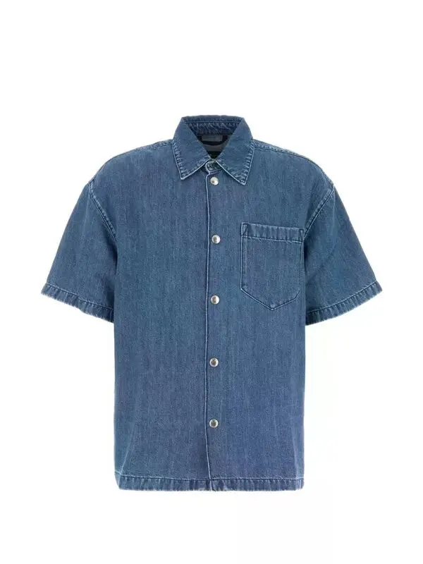 7 For All Mankind Over Pocket Shirt - Blue