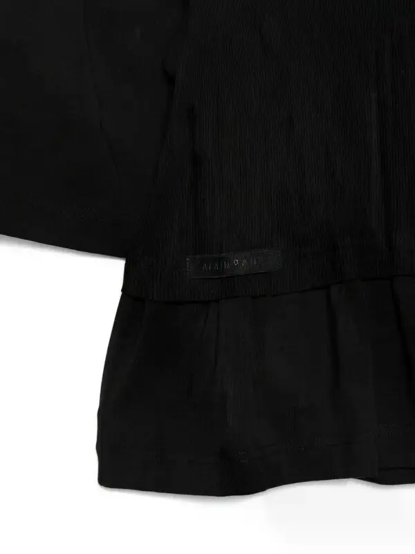 ALAINPAUL Crew-neck Peplum T-shirt