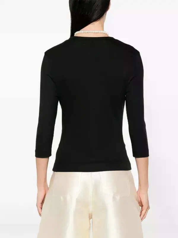 Simone Rocha Embellished Top - Black