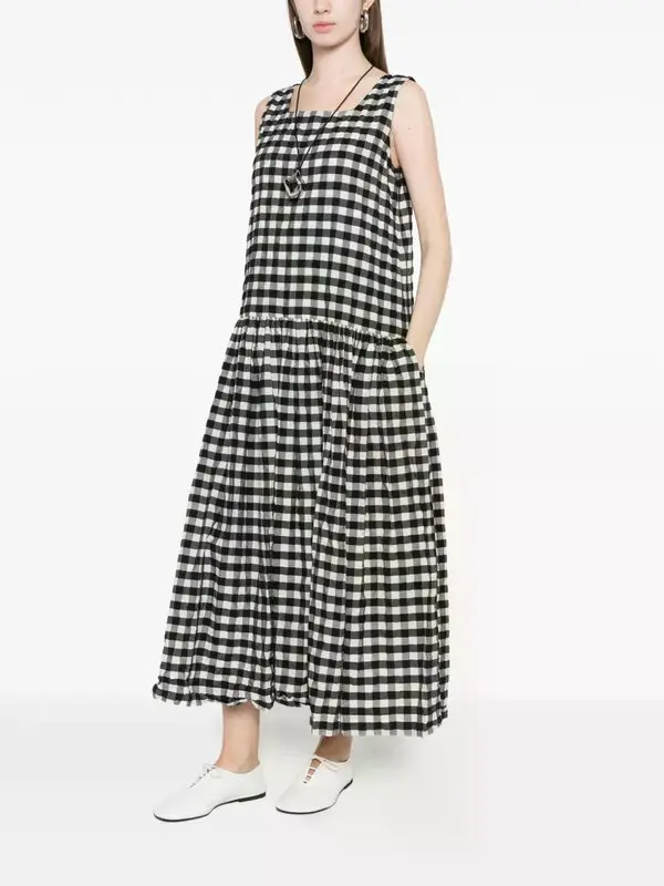 RICORRROBE Gingham Dress