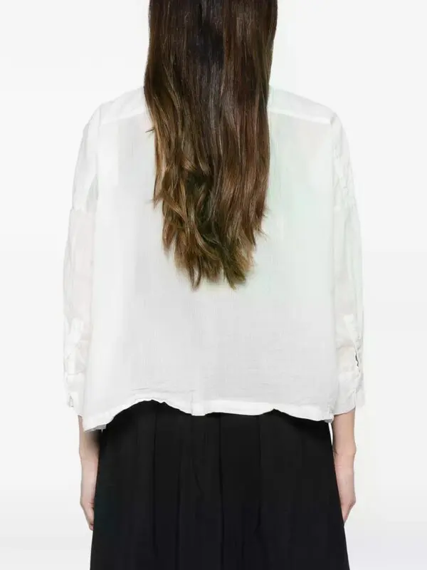 RICORRROBE Button Mandarin Collar Top