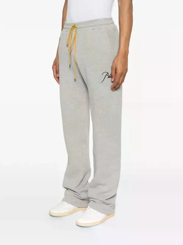 Rhude Signature Drawstring Trousers - Grey