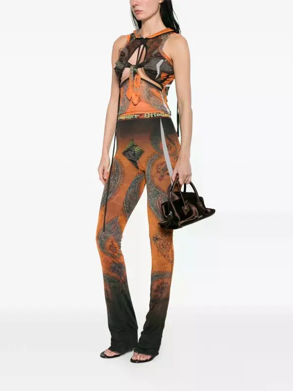 Ottolinger Printed Tie-detail Top