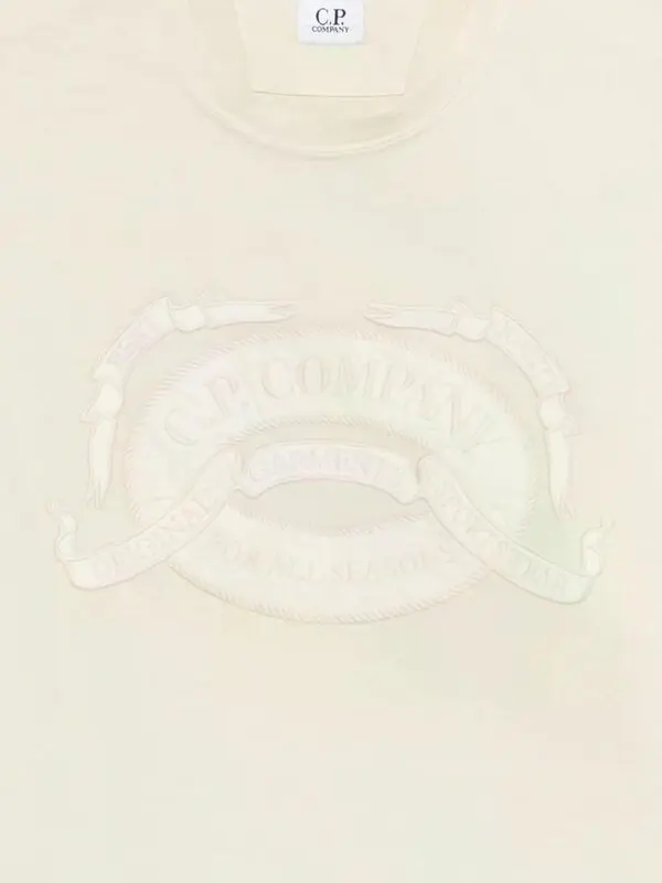 C.P. COMPANY Crew-neck T-shirt - Neutrals