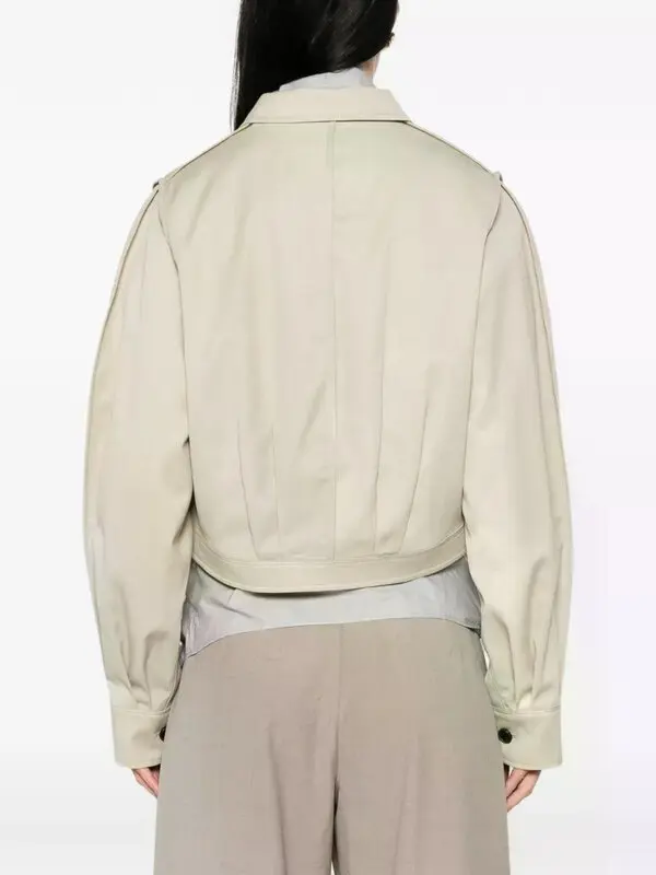 LOW CLASSIC Buttoned Jacket - Neutrals