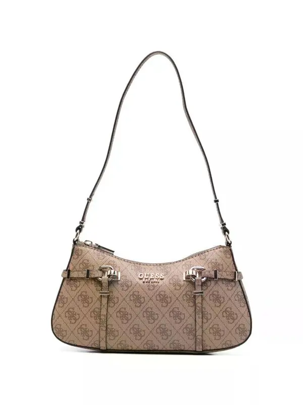 Guess Leona Logo-patterned Shoulder Bag