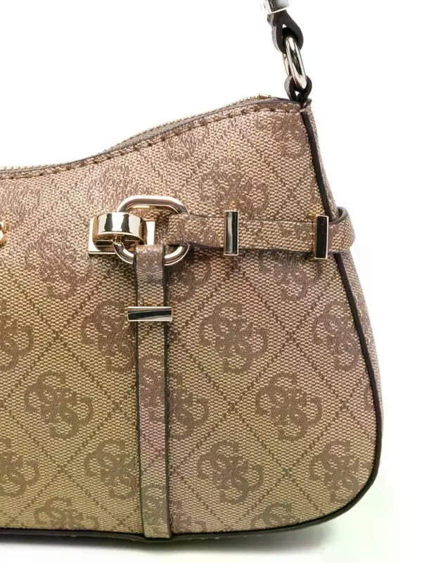 Guess Leona Logo-patterned Shoulder Bag