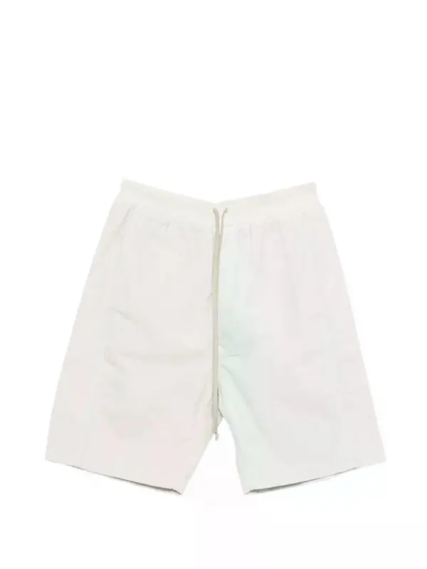 Rick Owens Wide Pusher Bermuda Shorts - White