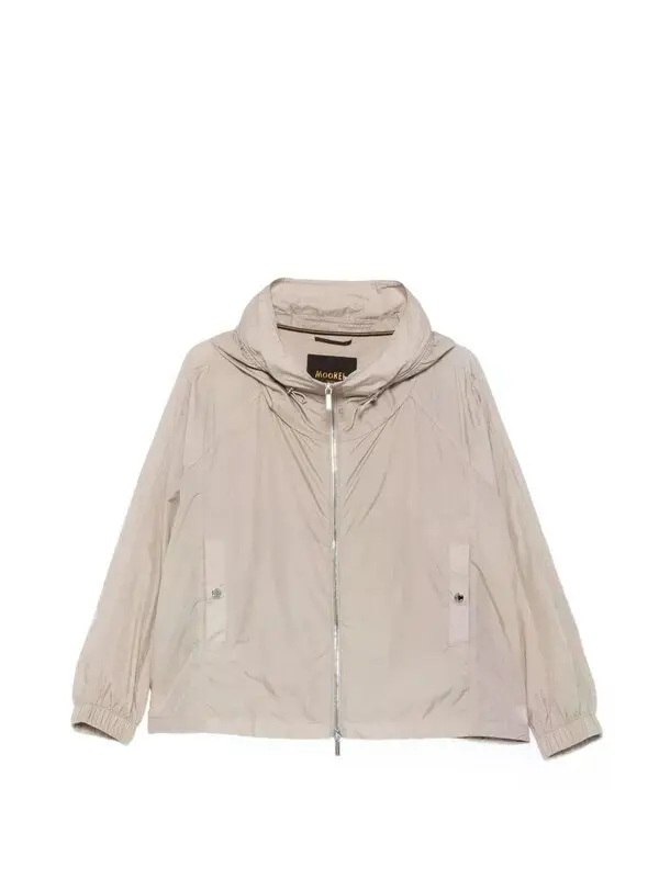 MOORER Lumina Hooded Jacket - Neutrals