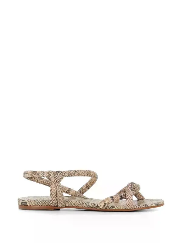 DEL CARLO 12107 Twisted-strap Sandals