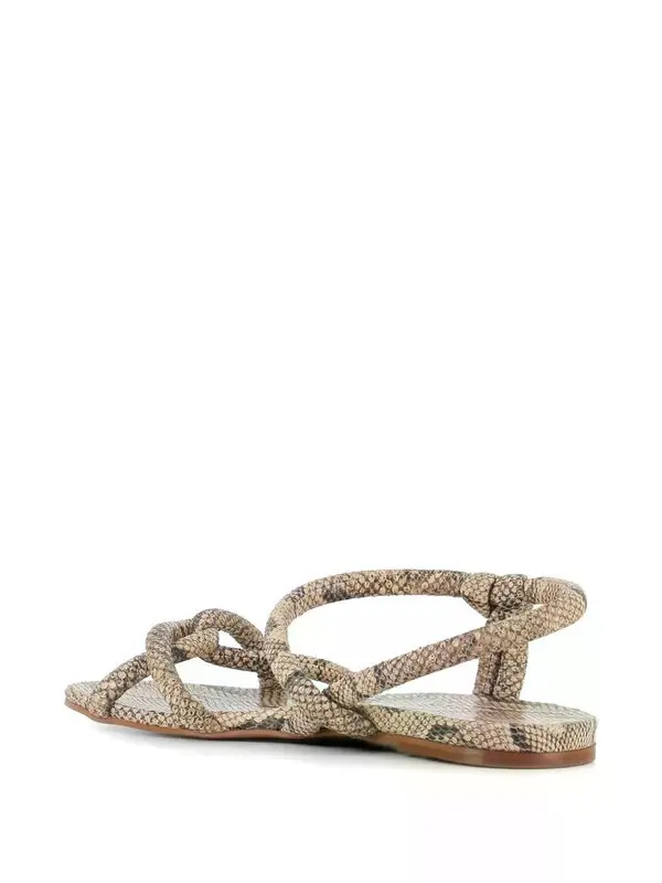 DEL CARLO 12107 Twisted-strap Sandals