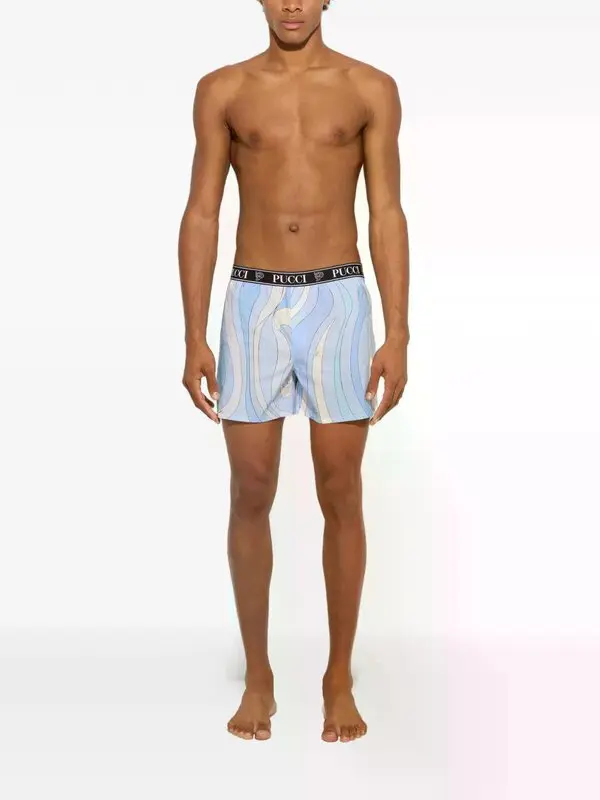 Emilio Pucci Marmo-print Boxer Shorts