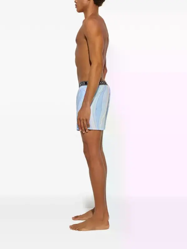 Emilio Pucci Marmo-print Boxer Shorts