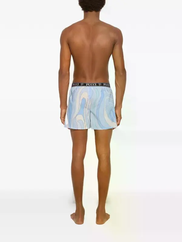 Emilio Pucci Marmo-print Boxer Shorts