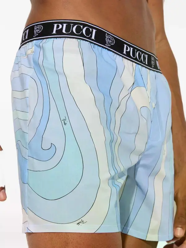 Emilio Pucci Marmo-print Boxer Shorts