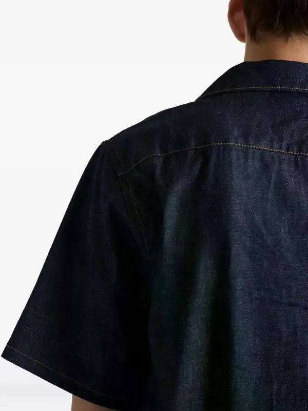 Prada Denim Bowling Shirt