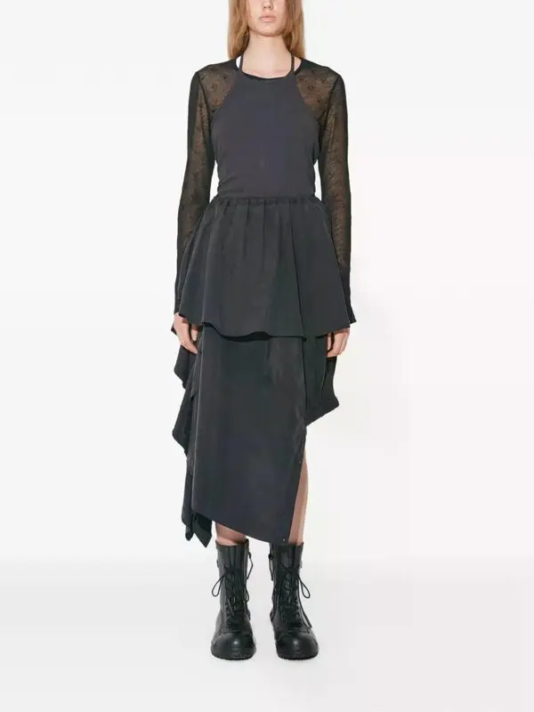 Beautiful People Flared Asymmetric Skirt