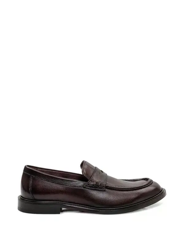 STURLINI FIRENZE Round-toe Penny Loafers - Brown