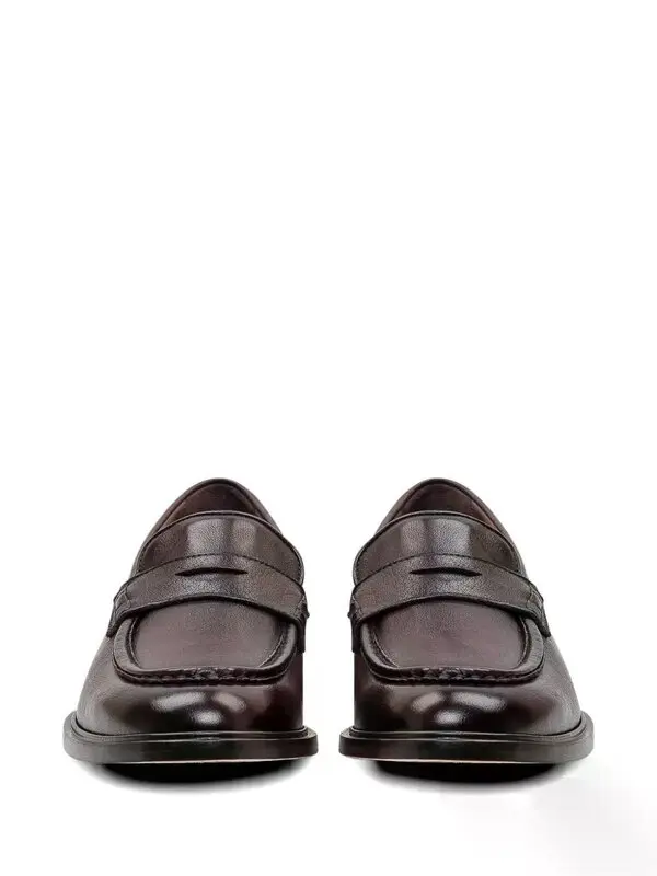 STURLINI FIRENZE Round-toe Penny Loafers - Brown