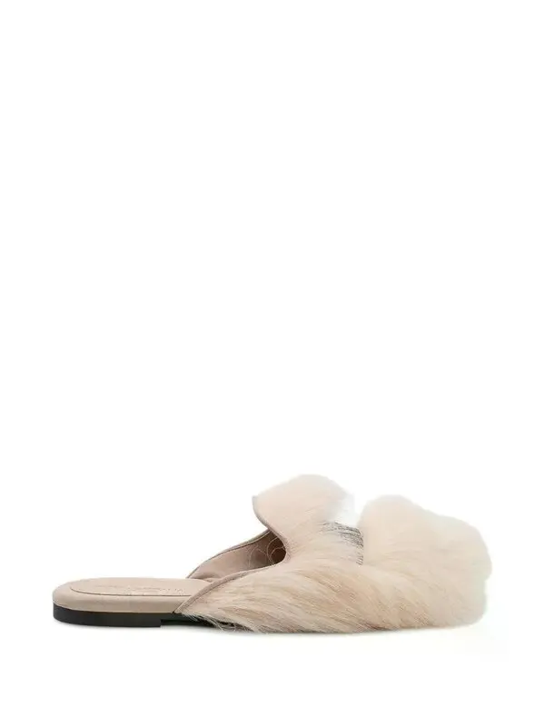 Dolce & Gabbana Round-toe Texture Mules