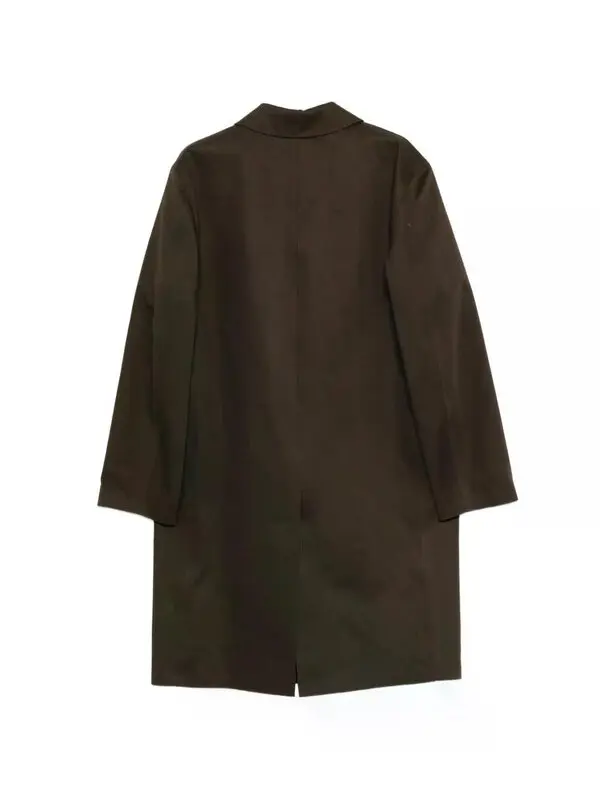 Saint Laurent Side-pocket Coat - Green