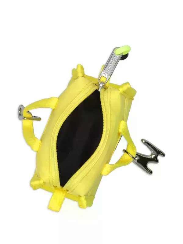 MSGM Logo Plaque Top Handle Tote Bag - Yellow