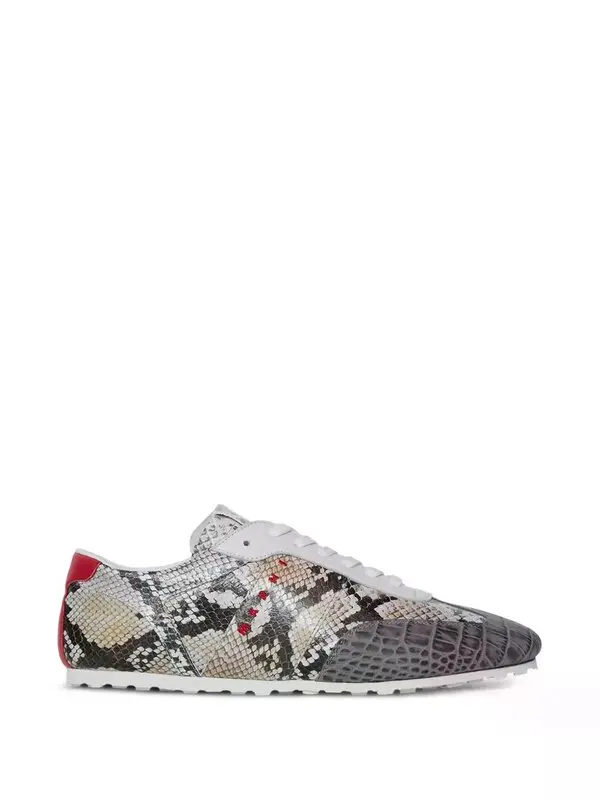 Marni Animal-print Sneakers - Grey