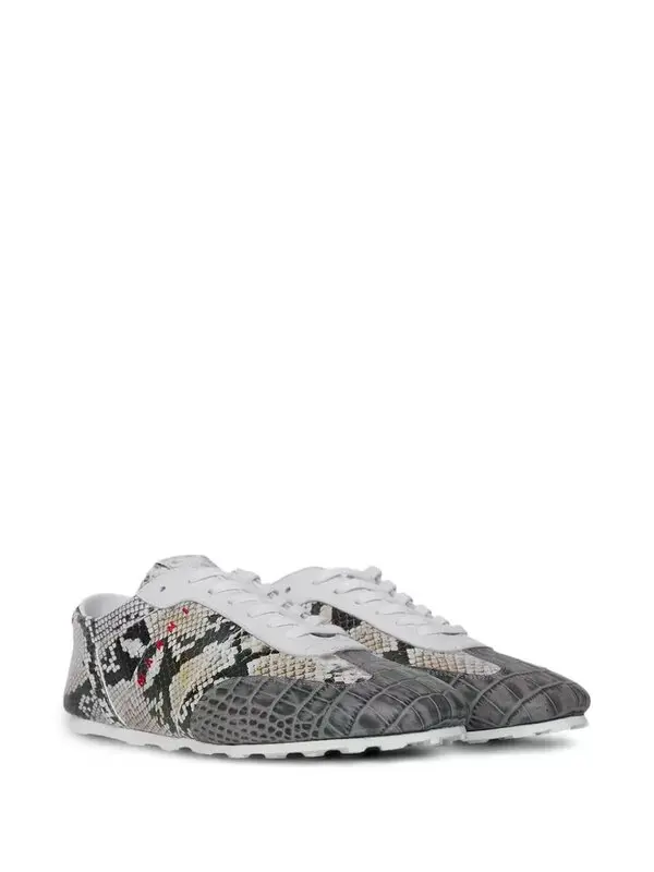 Marni Animal-print Sneakers - Grey