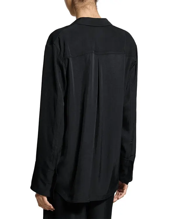 Theory Airy Washed Blazer - Black