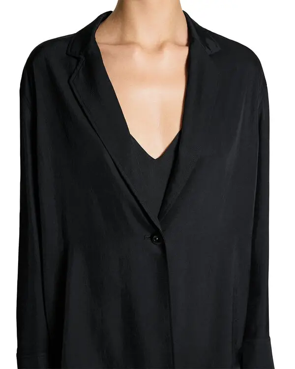 Theory Airy Washed Blazer - Black