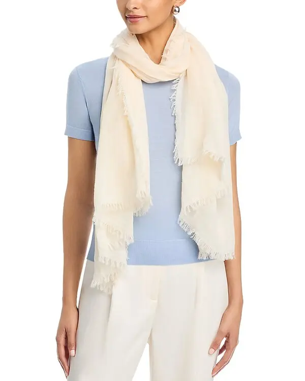 Vince Gauze Cotton Wrap - Chalk