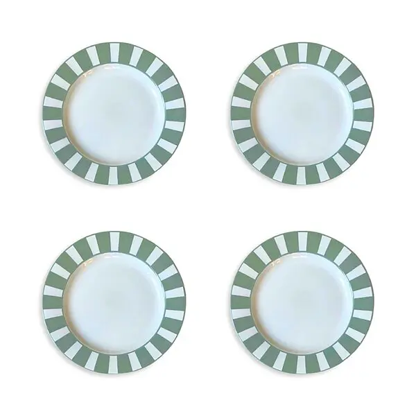 THE LINO Essential Dessert Plate Set Of 4 - Green