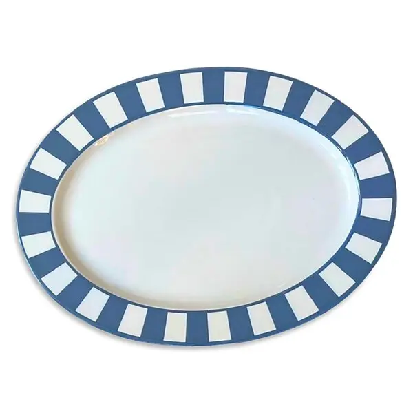 THE LINO Essentials Oval Serving Plate - Navy