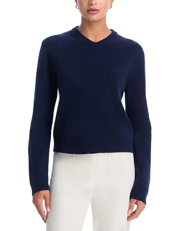 RLT Cashmere And Wool Blend V-neck Sweater